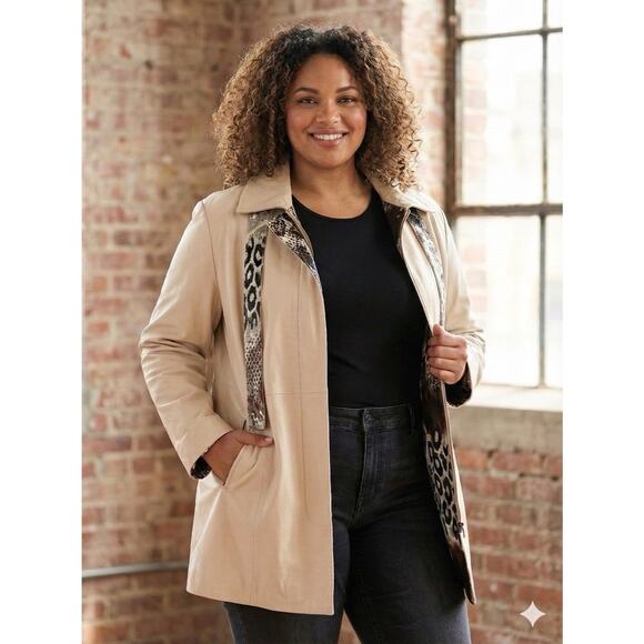 Linea Pelle | Jackets & Coats | Citto Pelle Reversible Lamb Leather ...